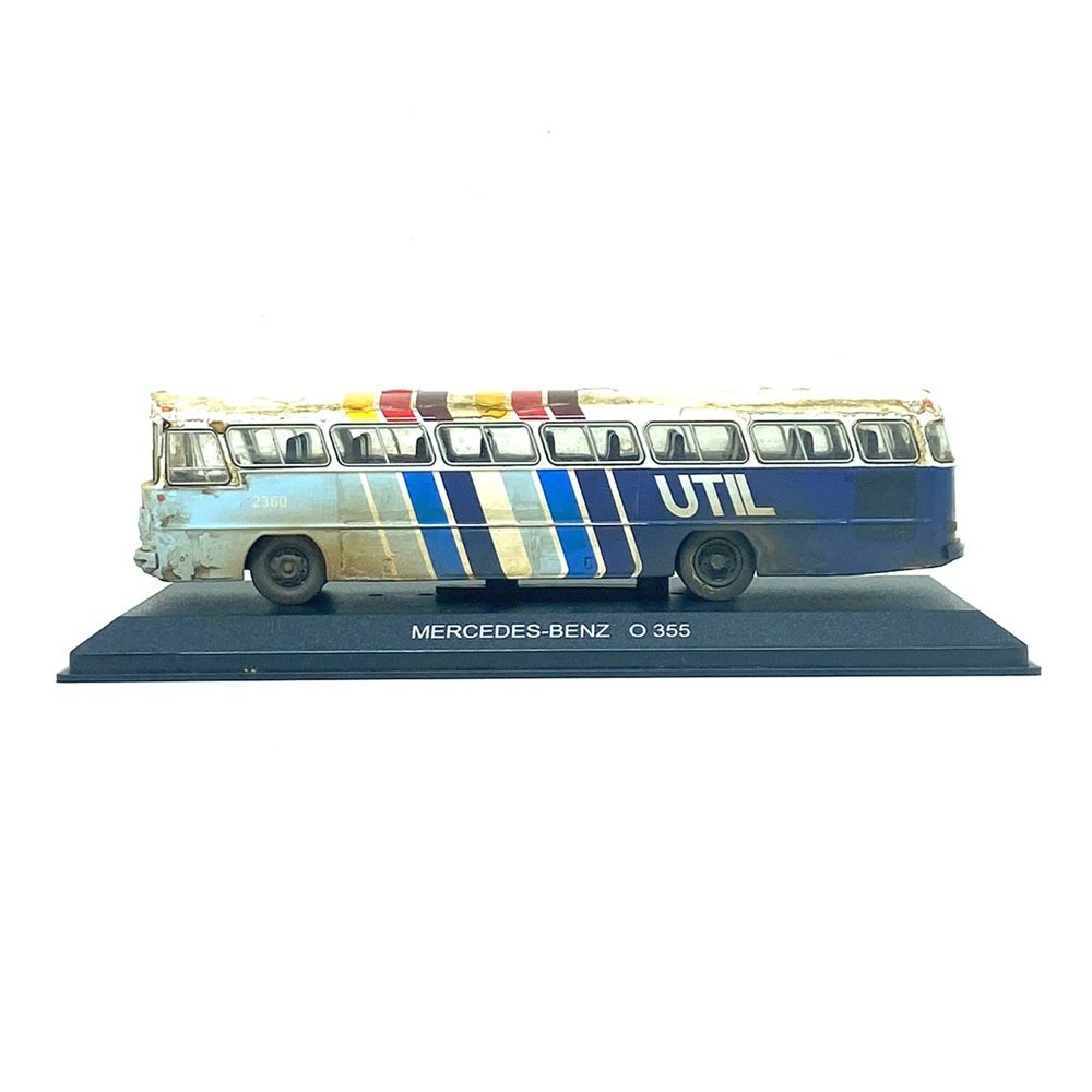 Miniatura Ônibus Mercedes Benz Monobloco O 355 "Util" - "Customizado e ...