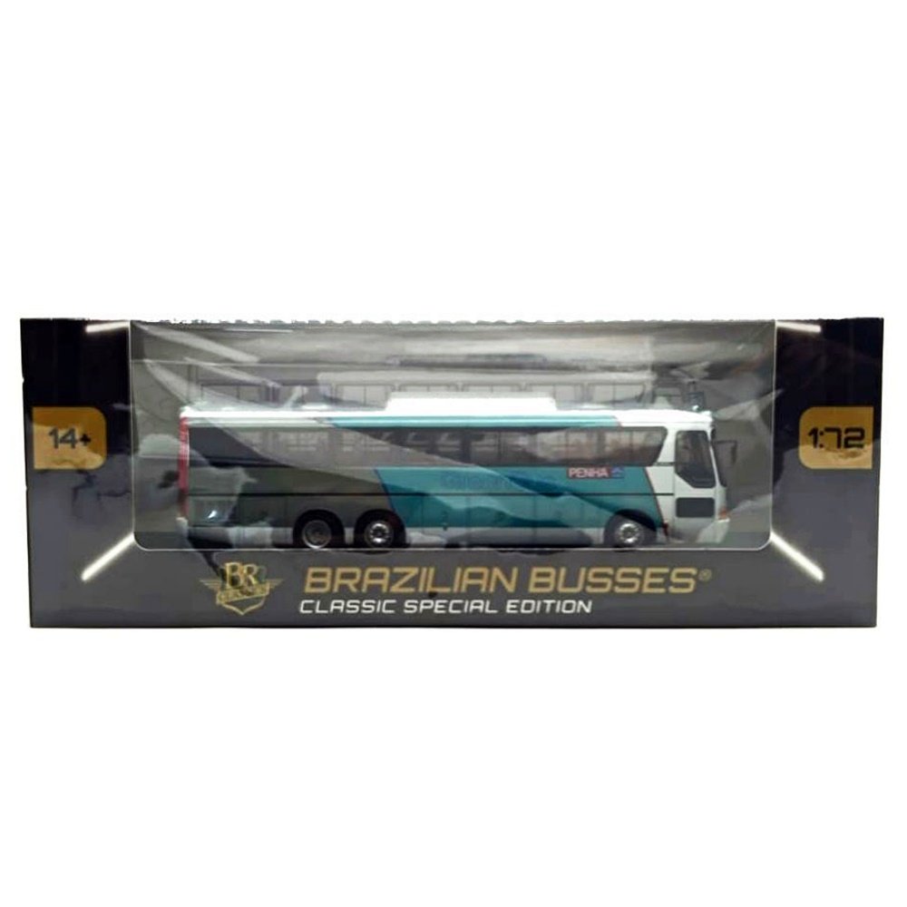 Miniatura Ônibus Mercedes Benz O400 RSD "Penha" - Series 4 - 1:72 - BR Classics