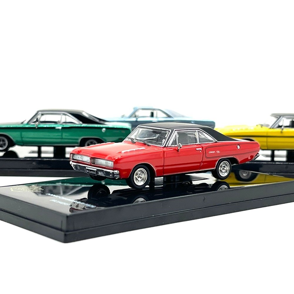 Série Completa 4 Miniaturas Dodge Charger R/T - Series 6 - 1:64 - BR Classics