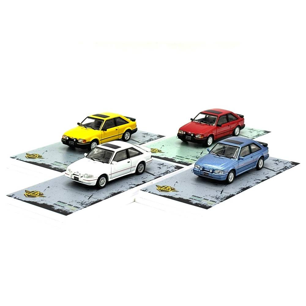 Série Completa 4 Miniaturas Escort XR3 - Series 7 - 1:64 - BR Classics