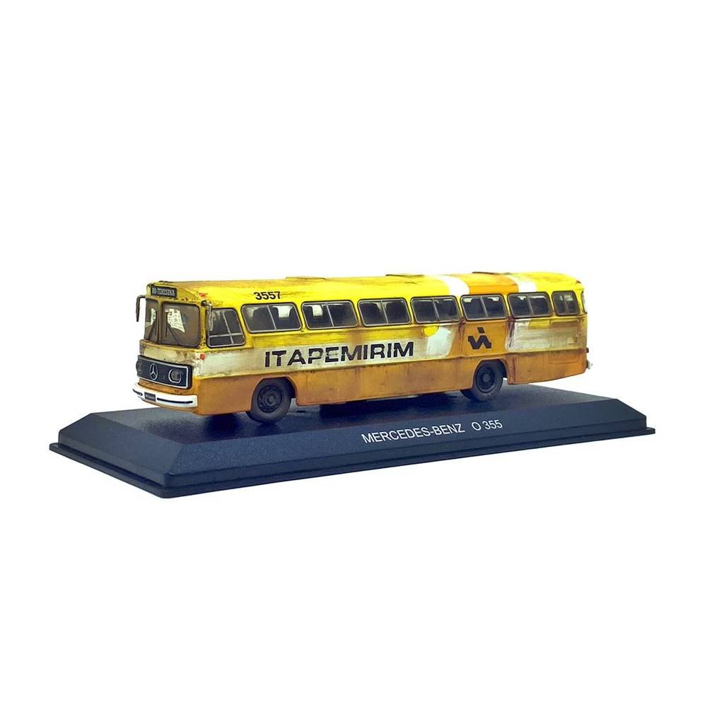 Miniatura Ônibus Mercedes Benz Monobloco O 355 "Itapemirim" I ...