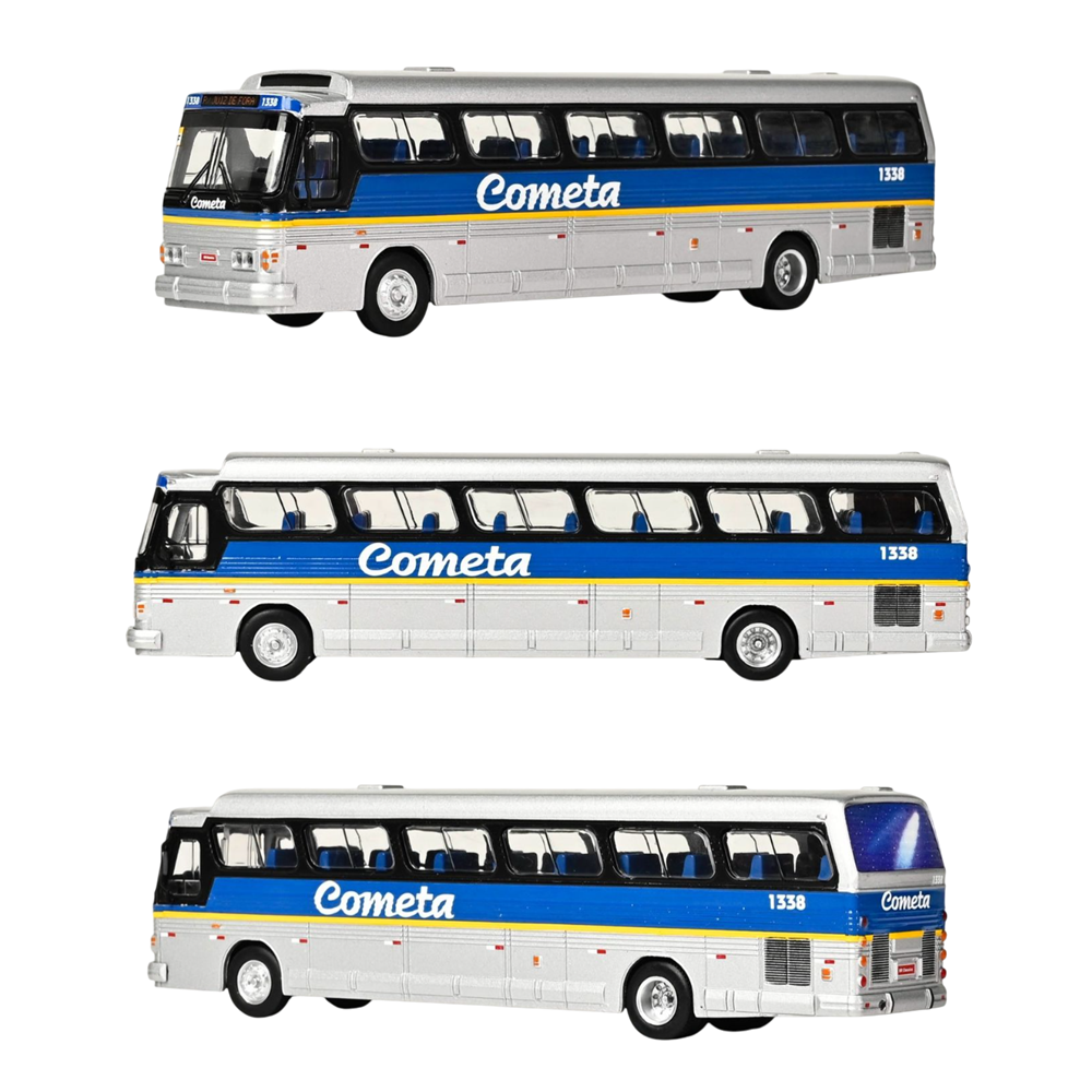 Miniatura Ônibus Scania CMA Flecha Azul VII "Cometa Fretamento ...
