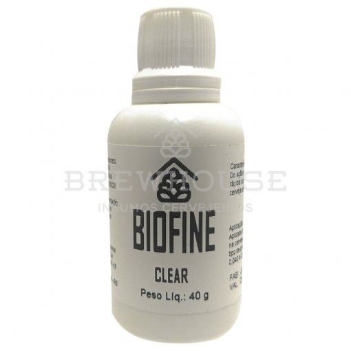 Biofine Clear: 40g e 1kg | Brewhouse Insumos Cervejeiros