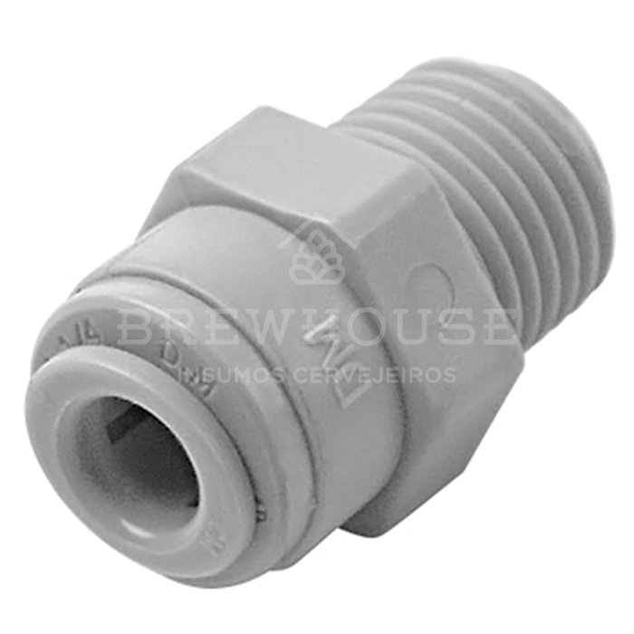 ENGATE RÁPIDO 3/8" x ROSCA NPT MACHO 1/4" DMfit, Embarrilamento