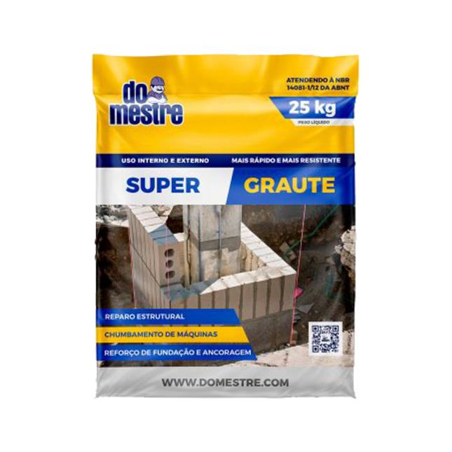 Super Graute Tix 25kg - do Mestre