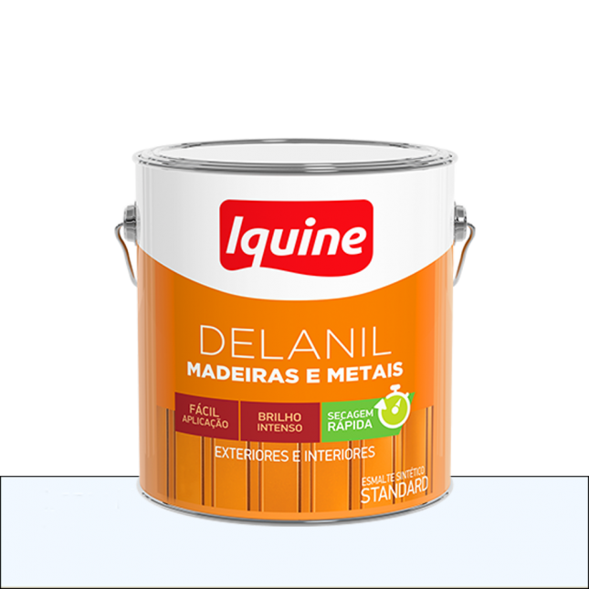 Tinta Esmalte Branco Neve Alto Brilho Standard 3,0l - Delanil Iquine