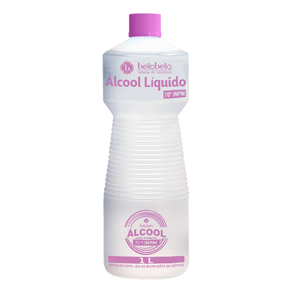 Alcool Liquido 70? Inpm 1 Litro - Bellobella