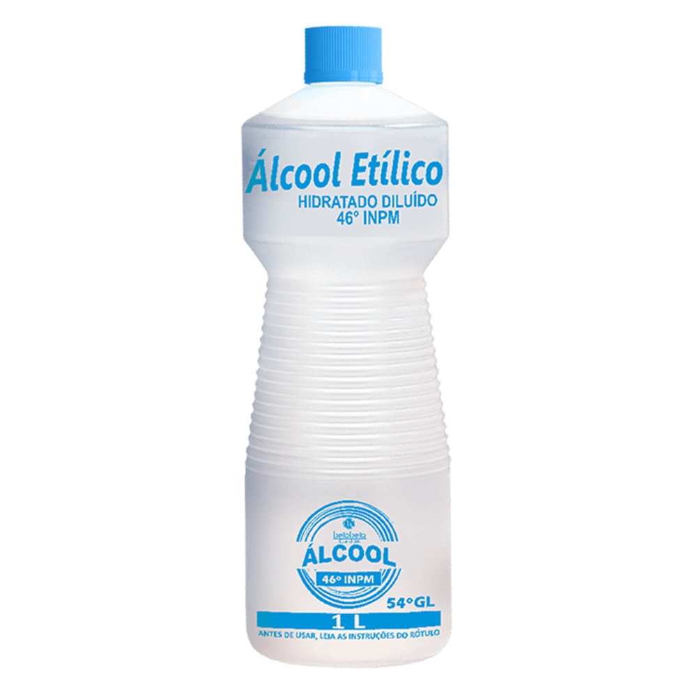 Alcool Liquido Etilico 46° Inpm 1 Litro - Bellobella