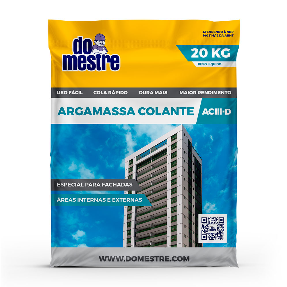 Argamassa Colante ac Iii-d Especial Para Fachada Interno e Externo ...