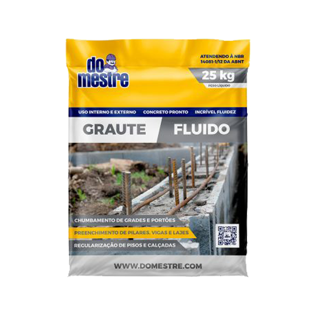 Graute Fluido 25kg - do Mestre