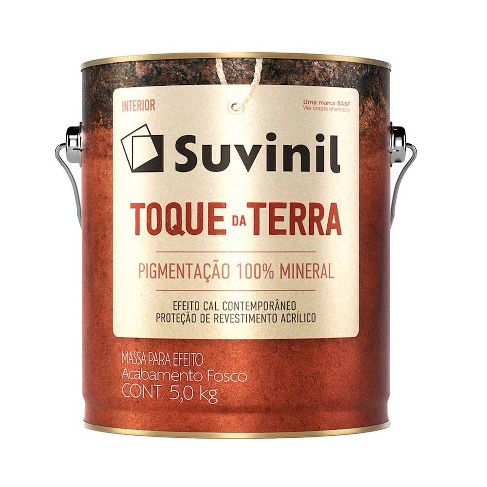 Massa Para Efeito Suvinil Toque da Terra Mangue Seco 5kg - Suvinil