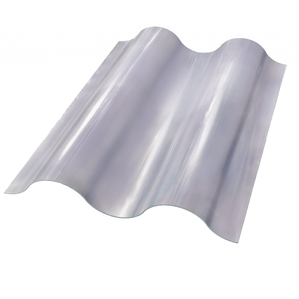 Telha de Pvc Incolor Ondafort 0,50x0,35mm - Fortlev