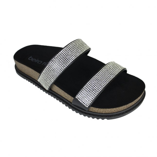 Papete Beira Rio Strass Feminina