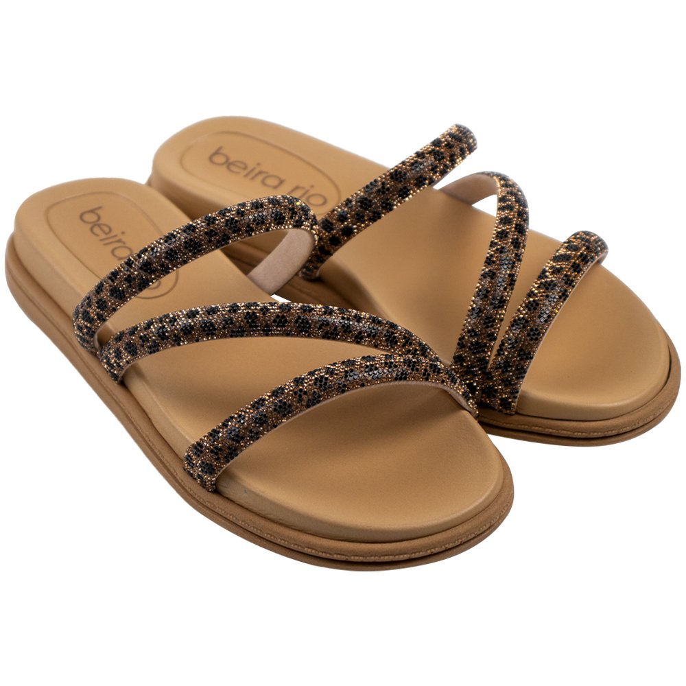 Papete Beira Rio Slide Feminina