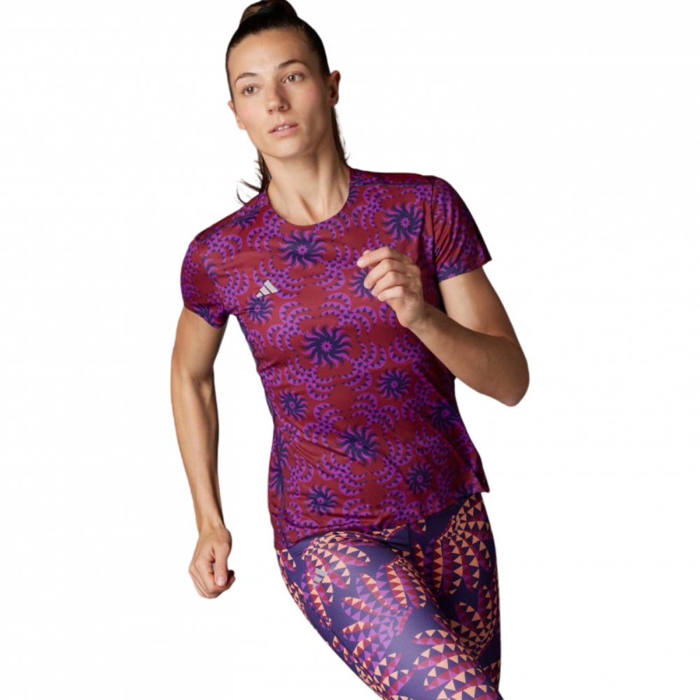 Camiseta Adidas Adizero x FARM Feminina | Casaviva Esportes