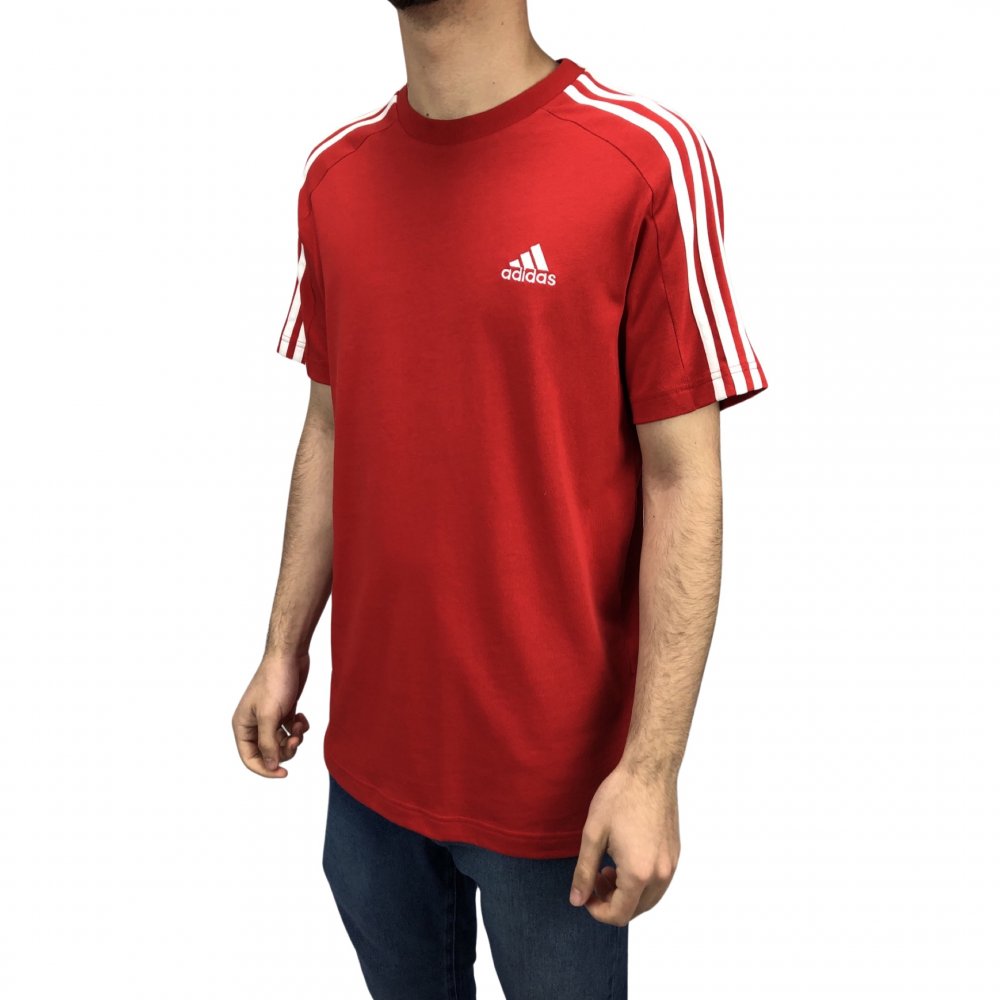 Camiseta Adidas Básica 3 Listras Masculina - Original | CasaViva Esportes