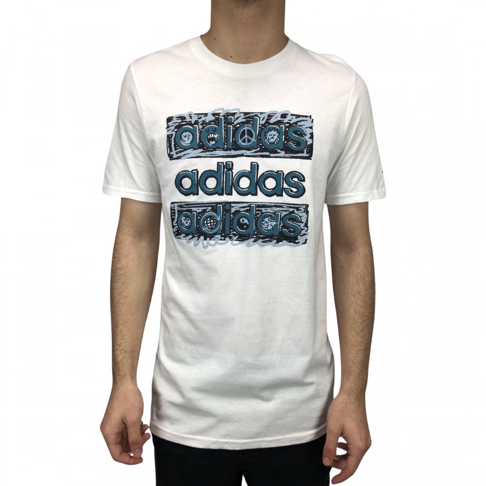 Camiseta Adidas Doodle Masculina - Original | CasaViva Esportes