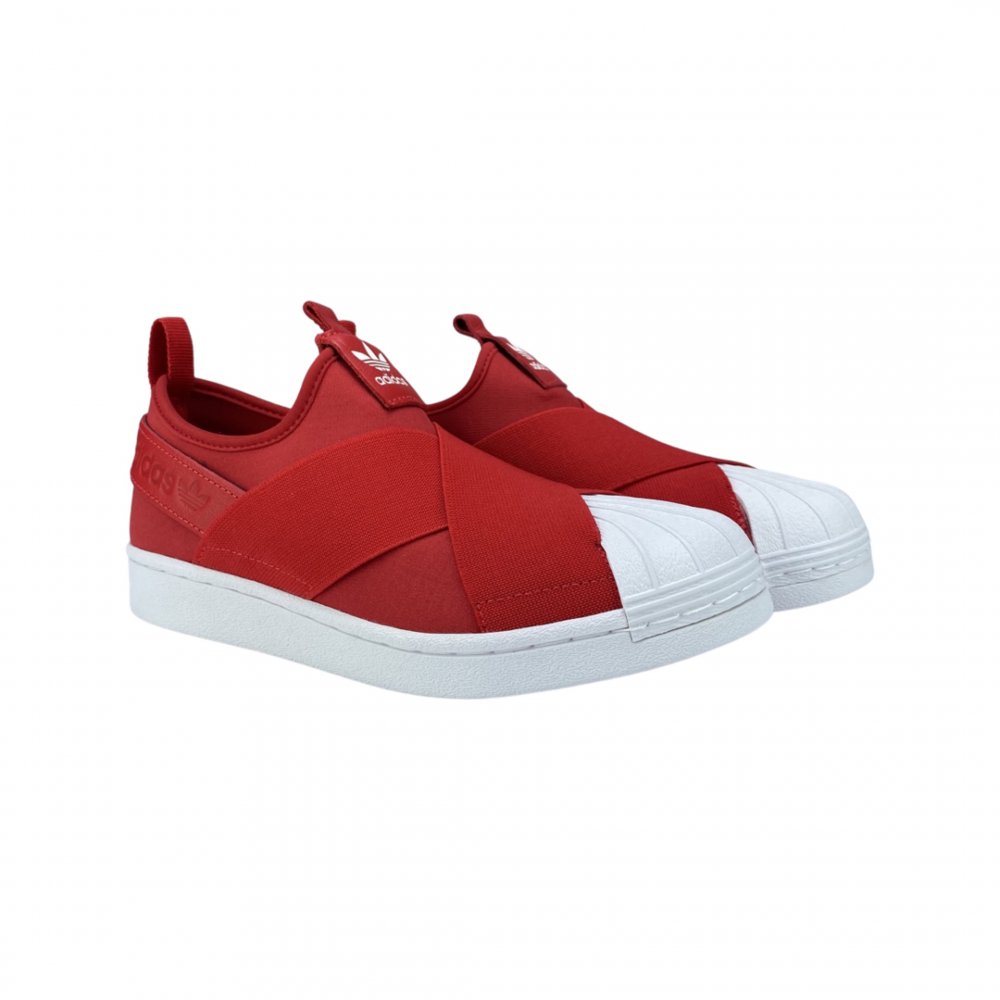 Tênis Adidas Slip On Vermelho Feminino | CasaViva Esportes