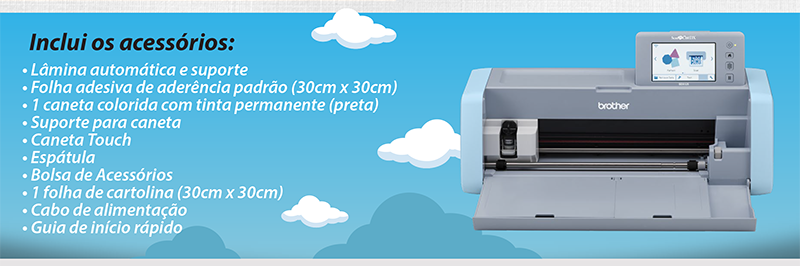 Máquina para recorte c/Scanner Brother ScanNCut SDX125 - 220V SDX125 ...