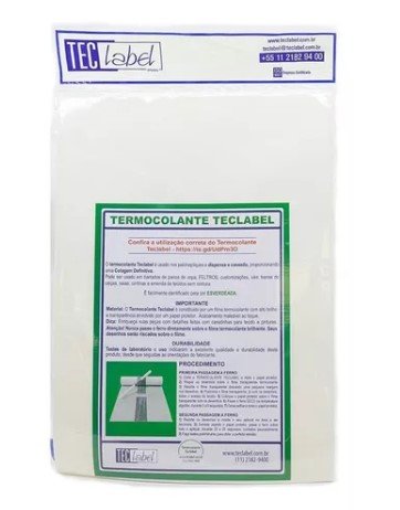 Termocolante Definitivo Teclabel - Pacote com 12 folhas 004026 ...