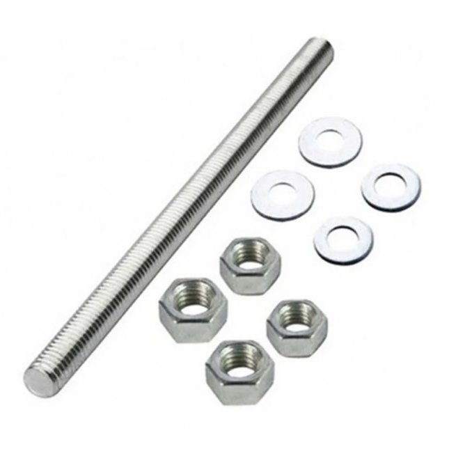 Comprar Barra Roscada 3/8" x 1000mm Com Porcas e Arruelas