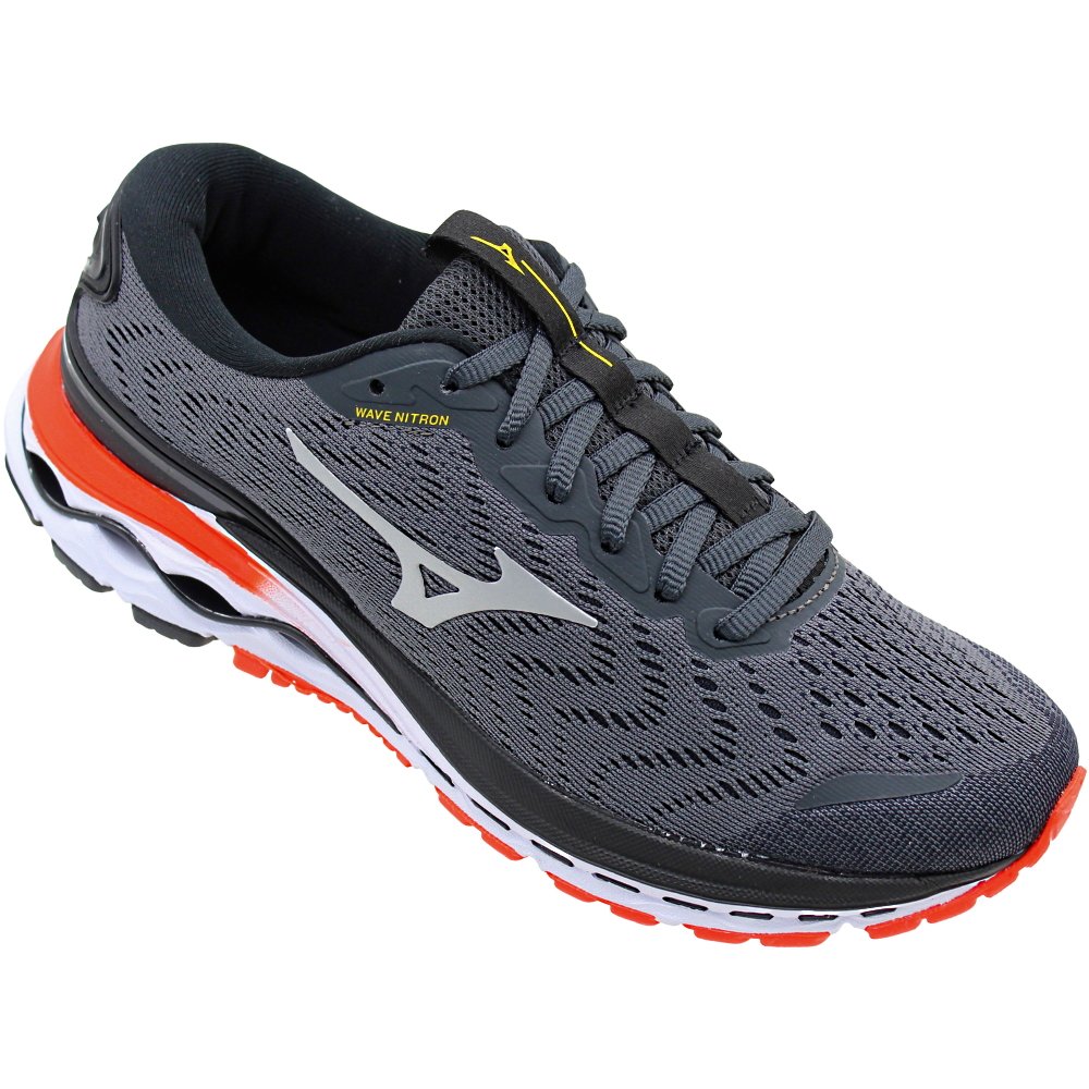 Tênis Mizuno Wave Nitron Esportivo Solado Vazado Masculino