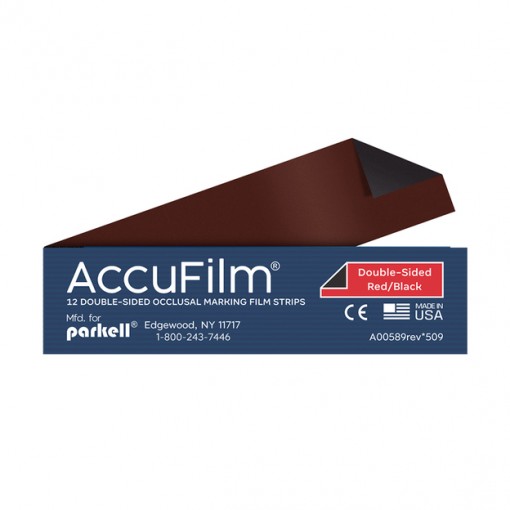 PAPEL CARBONE ACCUFILM II RED/BLACK - ACCUFILM (C/12TIRAS)