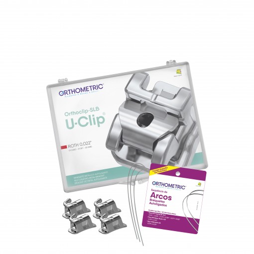 KIT DE BRAQUETES AUTOLIGADO ROTH ORTHOCLIP-SLB U-CLIP + BRINDES ...