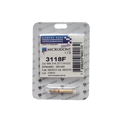 PONTA DIAMANTADA FG 3118 F CHAMA MICRODONT (C/ 01UN)