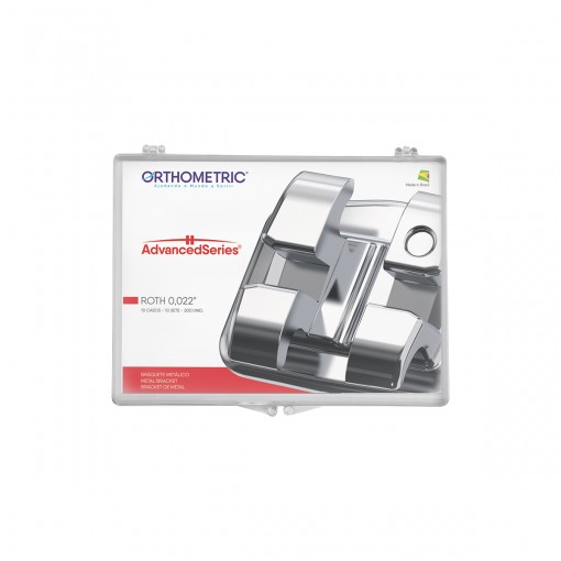 KIT DE BRÁQUETES ROTH ADVANCED C/ SLOT 0,022" 10 CASOS + ARCOS+ ...
