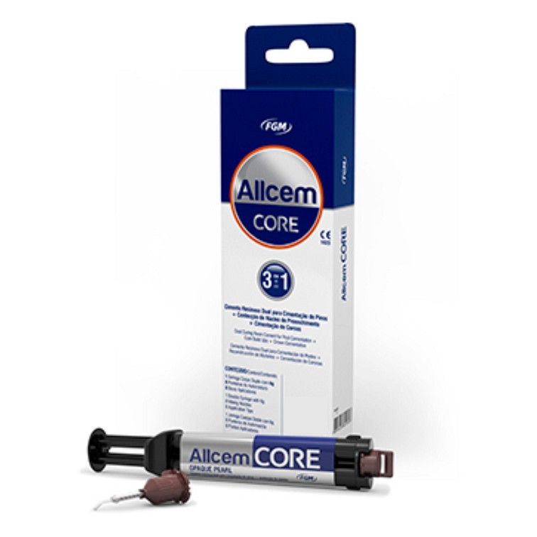 CIMENTO RESINOSO ALLCEM CORE DUAL A3 BASE+CATALISADOR - FGM (C/ 01UN)
