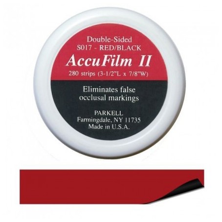 PAPEL CARBONO ACCUFILM II DUPLA FACE RED/BLACK (C/ 280 FOLHAS)