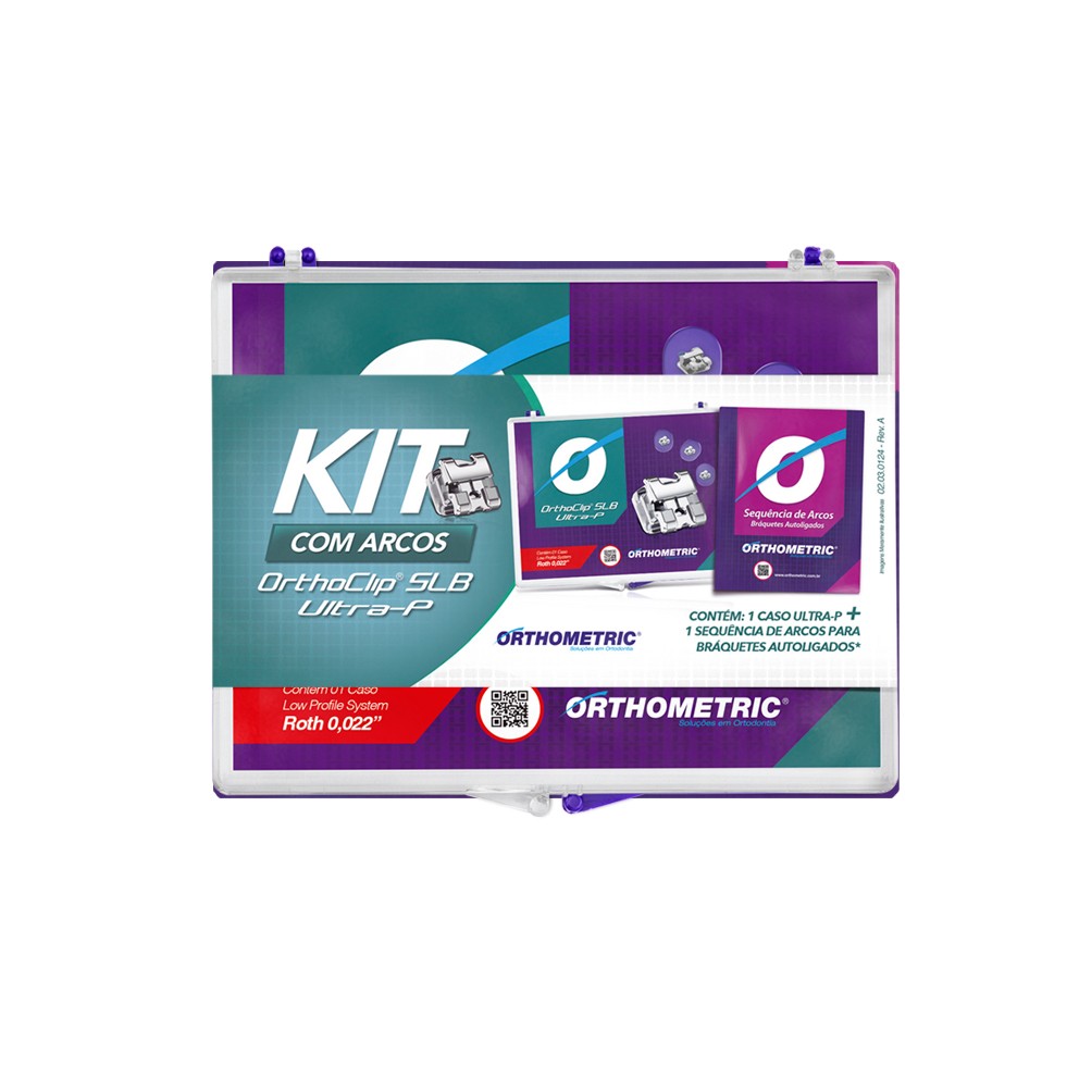KIT DE BRAQUETES AUTOLIGADO ORTHOCLIP SLB ULTRA-P C/G ROTH SLOT.022 ...