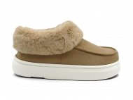 Pantufa Quarto Feminina Leffa Tecido Peluciado Forrada Lã 784
