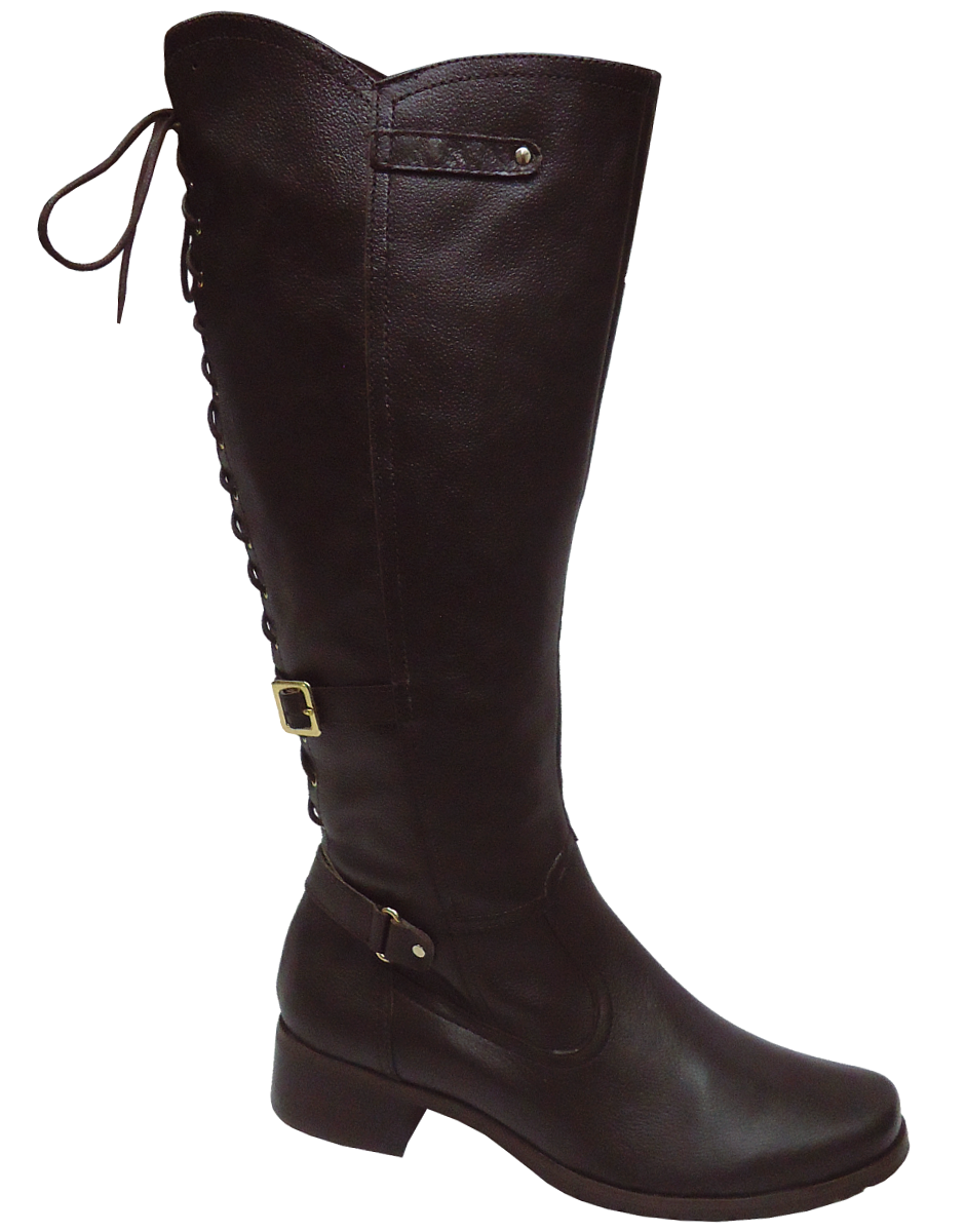 Bota Longa Débora Almeida 27554 Montaria com Ajuste | Dtalhe Calçados