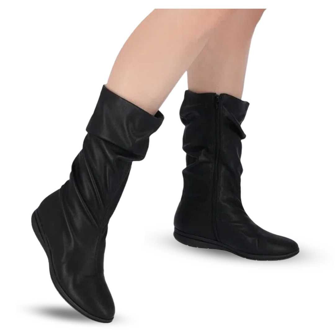 Bota Feminina Piccadilly Tamanho Grande Rasteira 261025| Dtalhe