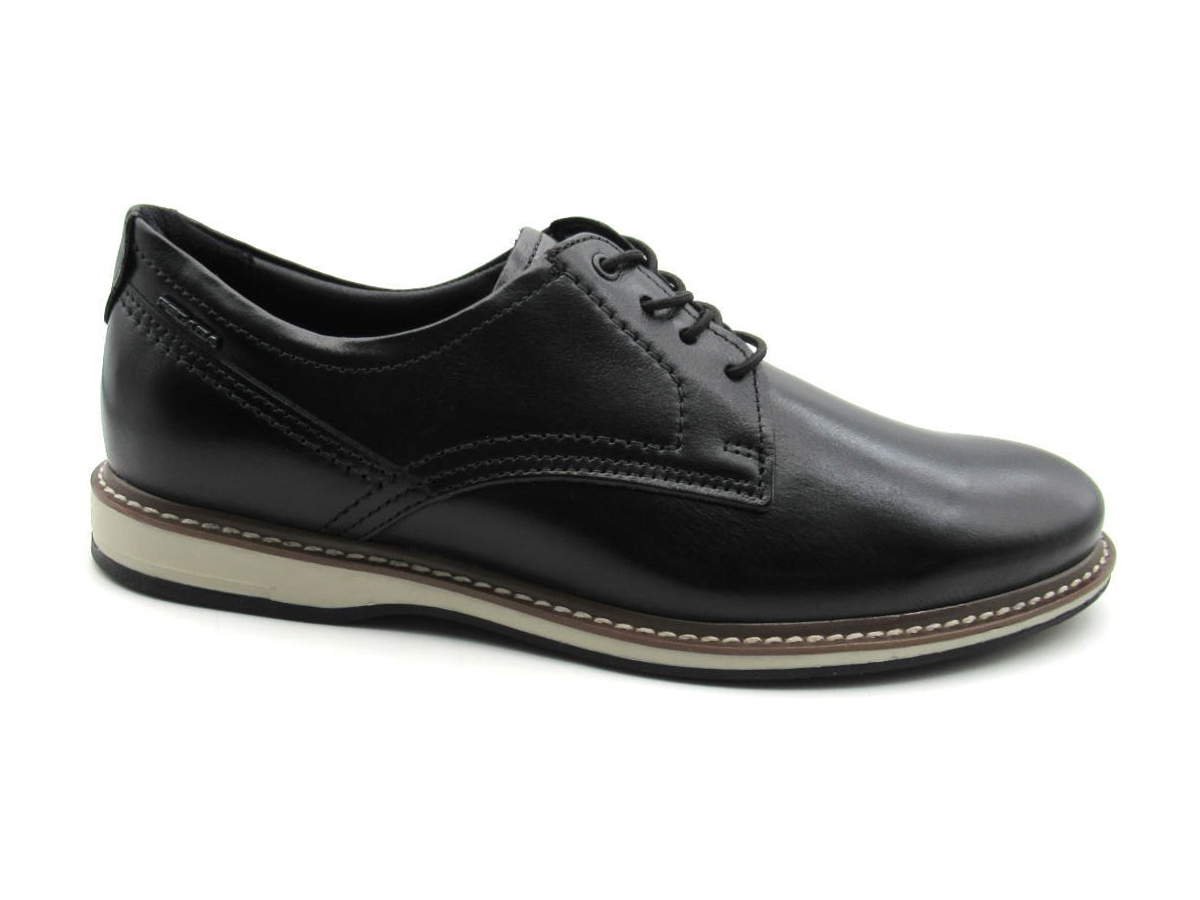 Sapato Masculino de Couro Pegada Preto 125151 | Dtalhe Calçados