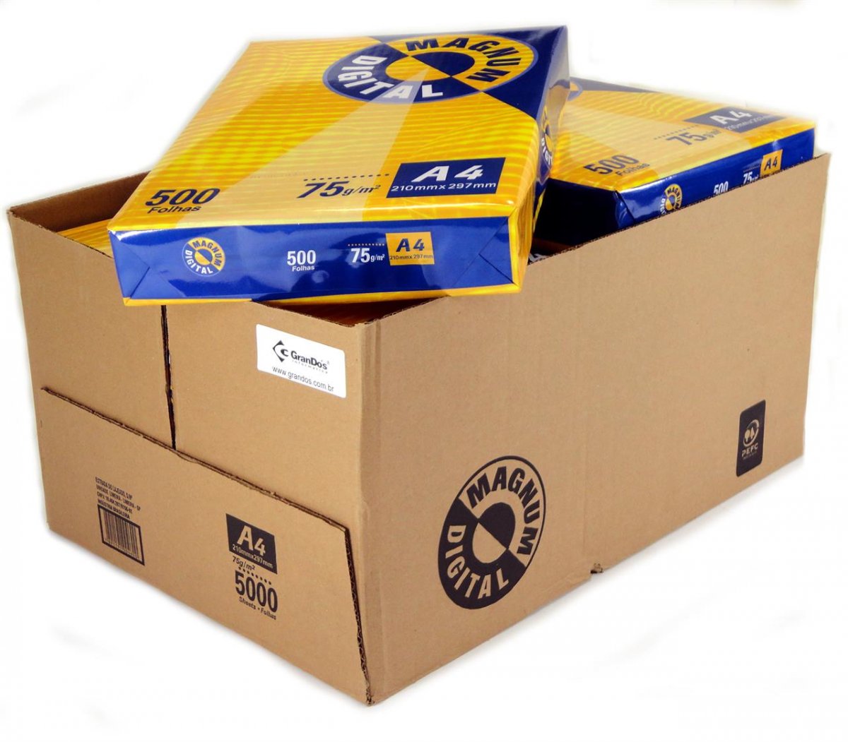 PAPEL A4 MAGNUM DIGITAL 75GR C/ 10 PCTS