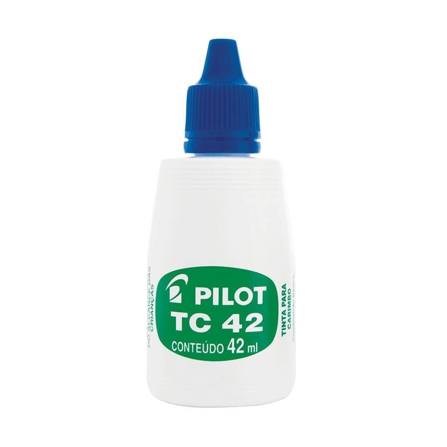 TINTA CARIMBO 42ML AZUL