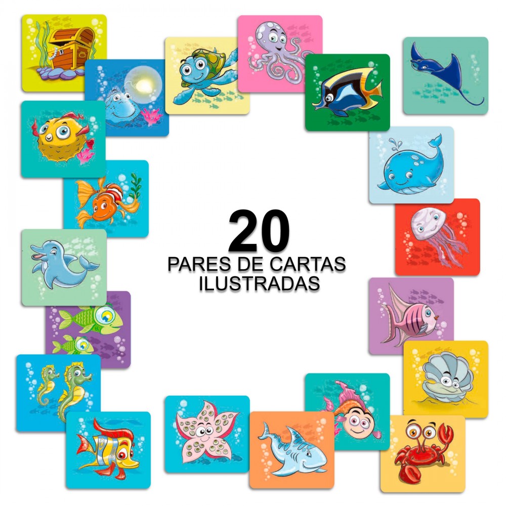 MEMORIA NO FUNDO DO MAR 40PC