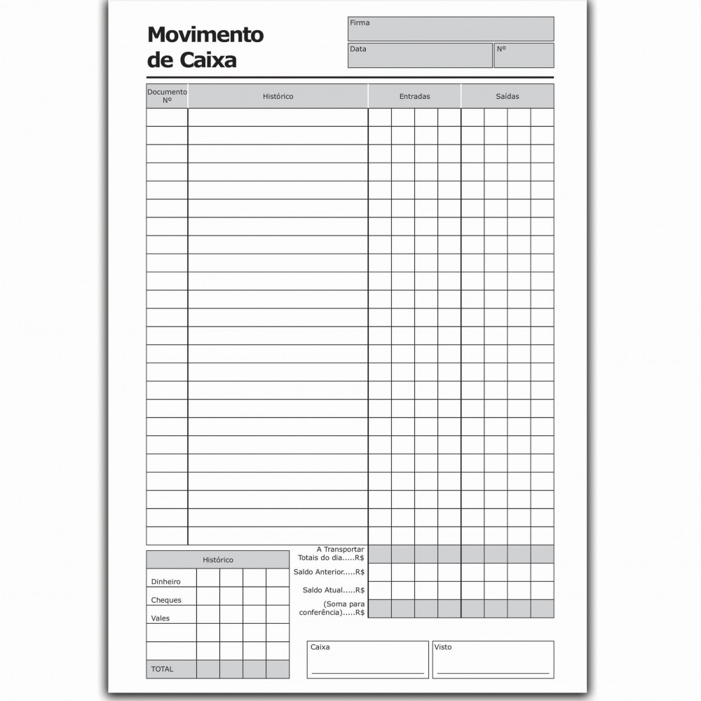 LIVRO MOVIMENTO CAIXA 90F.134X205MM