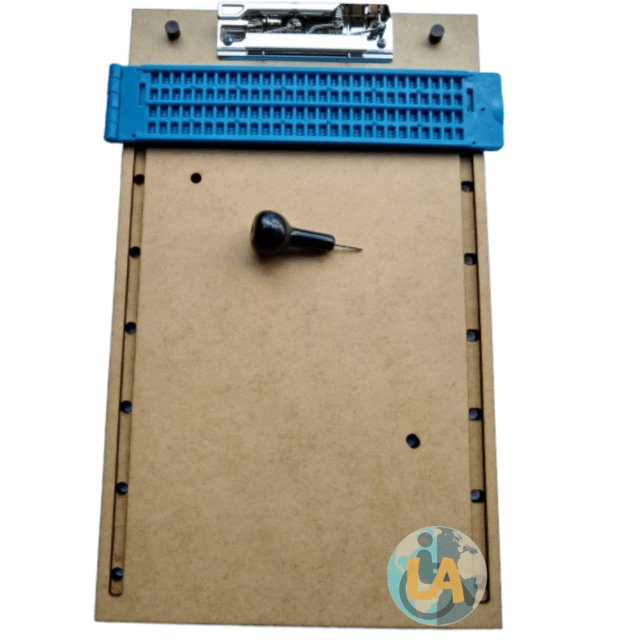 REGLETE DE MESA AZUL