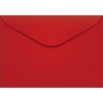 ENVELOPE VISITA VERMELHO 80X115 C/100 80GR