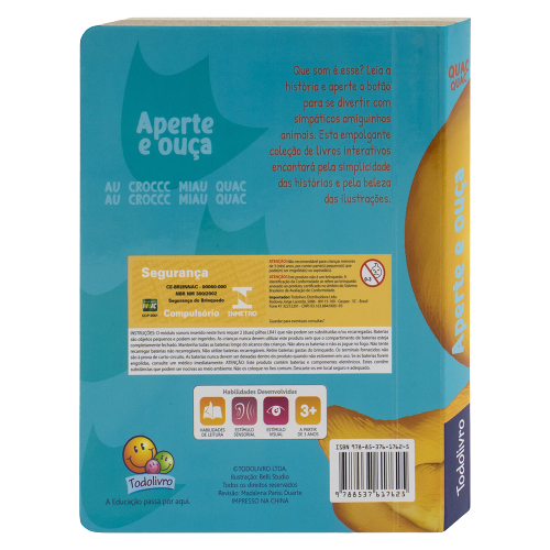 LIVRO APERTE E OUCA QUAC QUAC