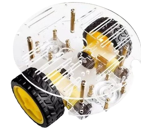 KIT CHASSI 2WD ROBO P/ARDUINO MOD.2