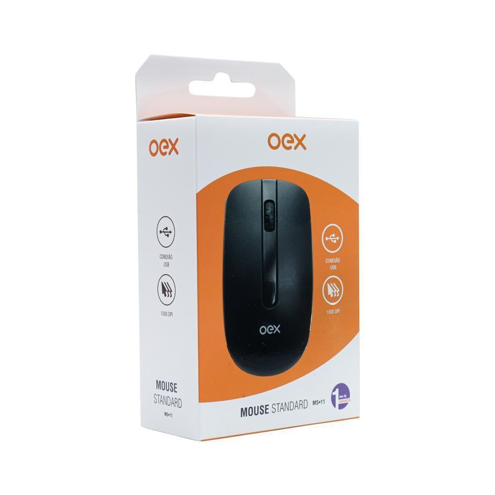 MOUSE BASIC PRETO 1000DPI