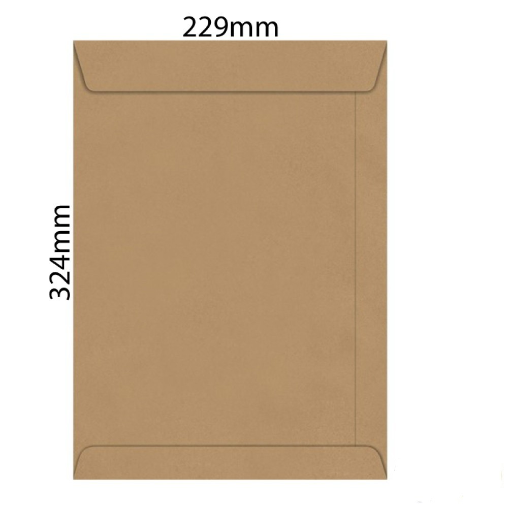 ENVELOPE SACO KRAFT 229X324 C/100 80GR
