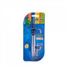 COMPASSO ESCOLAR METALICO C/REFIL