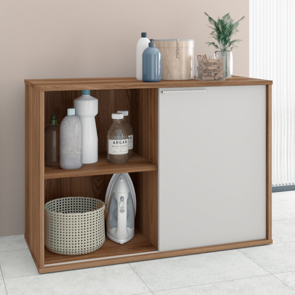 Balcão Multiuso 1 Porta BS 139 - BRV Móveis | Elare