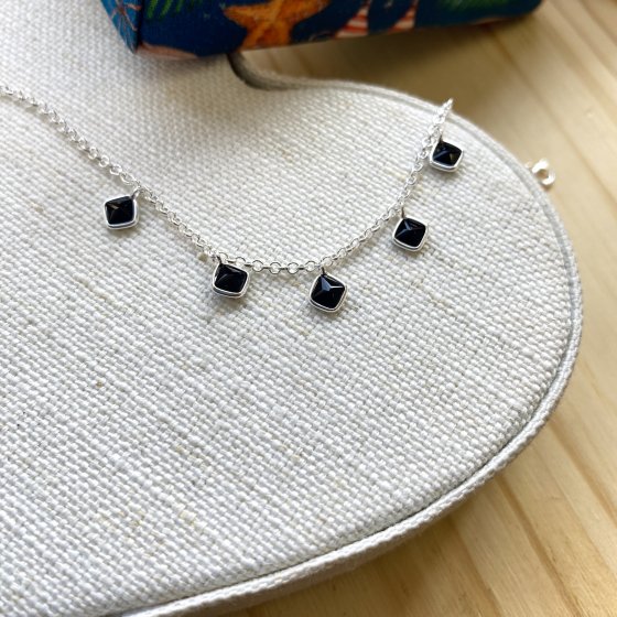 PUL 5 PONTO DE LUZ CARRE ROSA 6X6MM